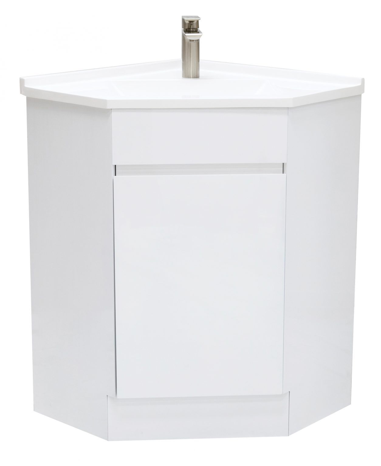 Corner Vanity Unit Complete With Top 600 x 600mm | Precero